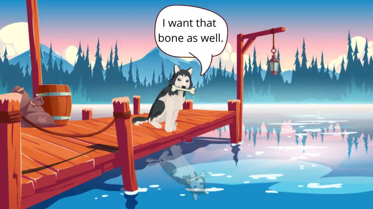 The Greedy Dog Short Moral Story