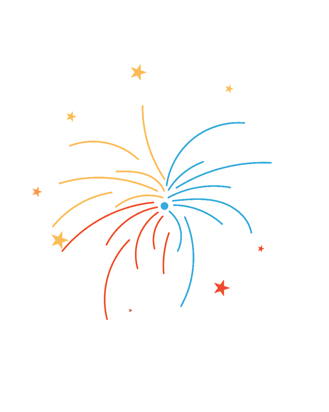 How To Draw Fireworks In Simple And Easy Steps