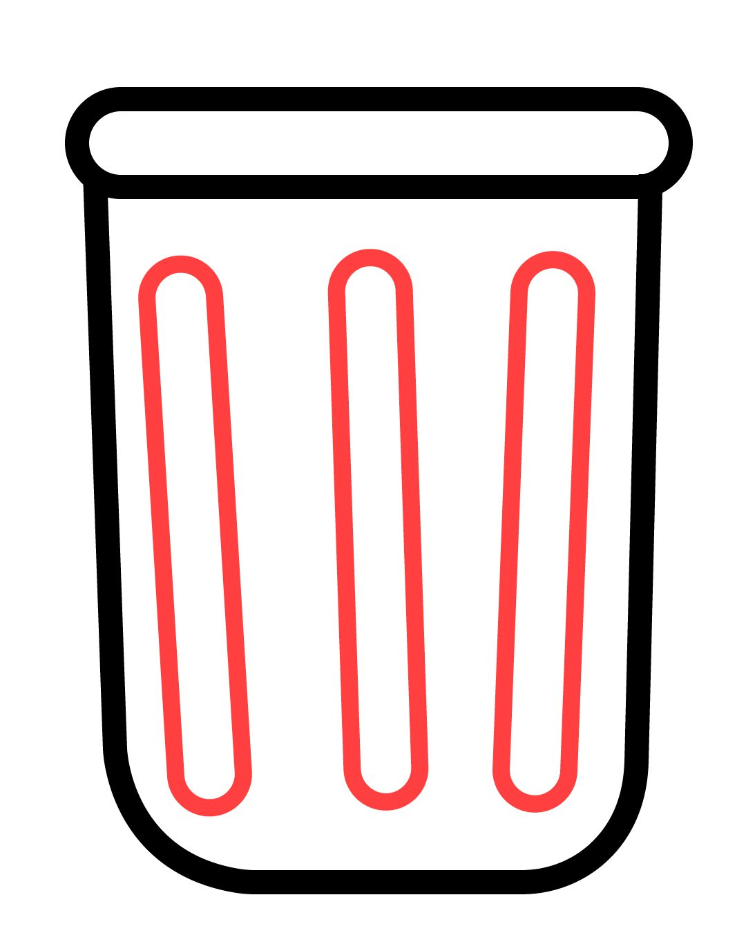 How To Draw Trash Can In Simple Steps