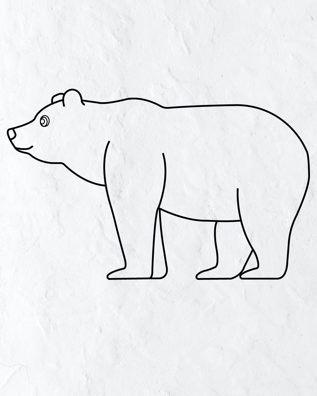 How to Draw Brown Bear in simple and easy steps - Storiespub