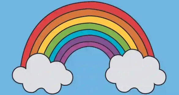 How To Draw Rainbow - Easy Drawing | Storiespub