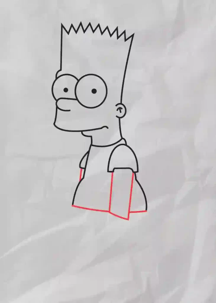 How To Draw Bart Simpson Face Step By Step
