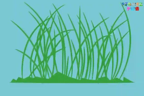 How To Draw Grass - Easy Drawing | Storiespub