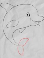 How To Draw Dolphin | Step By Step | Storiespub