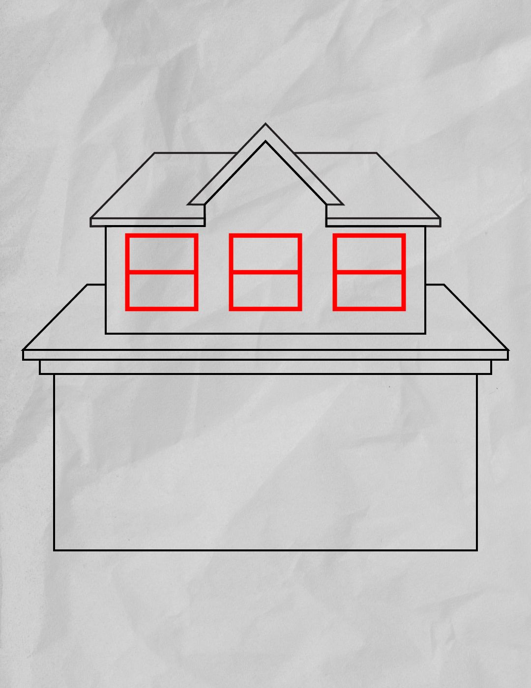 How To Draw A House Step By Step | Storiespub