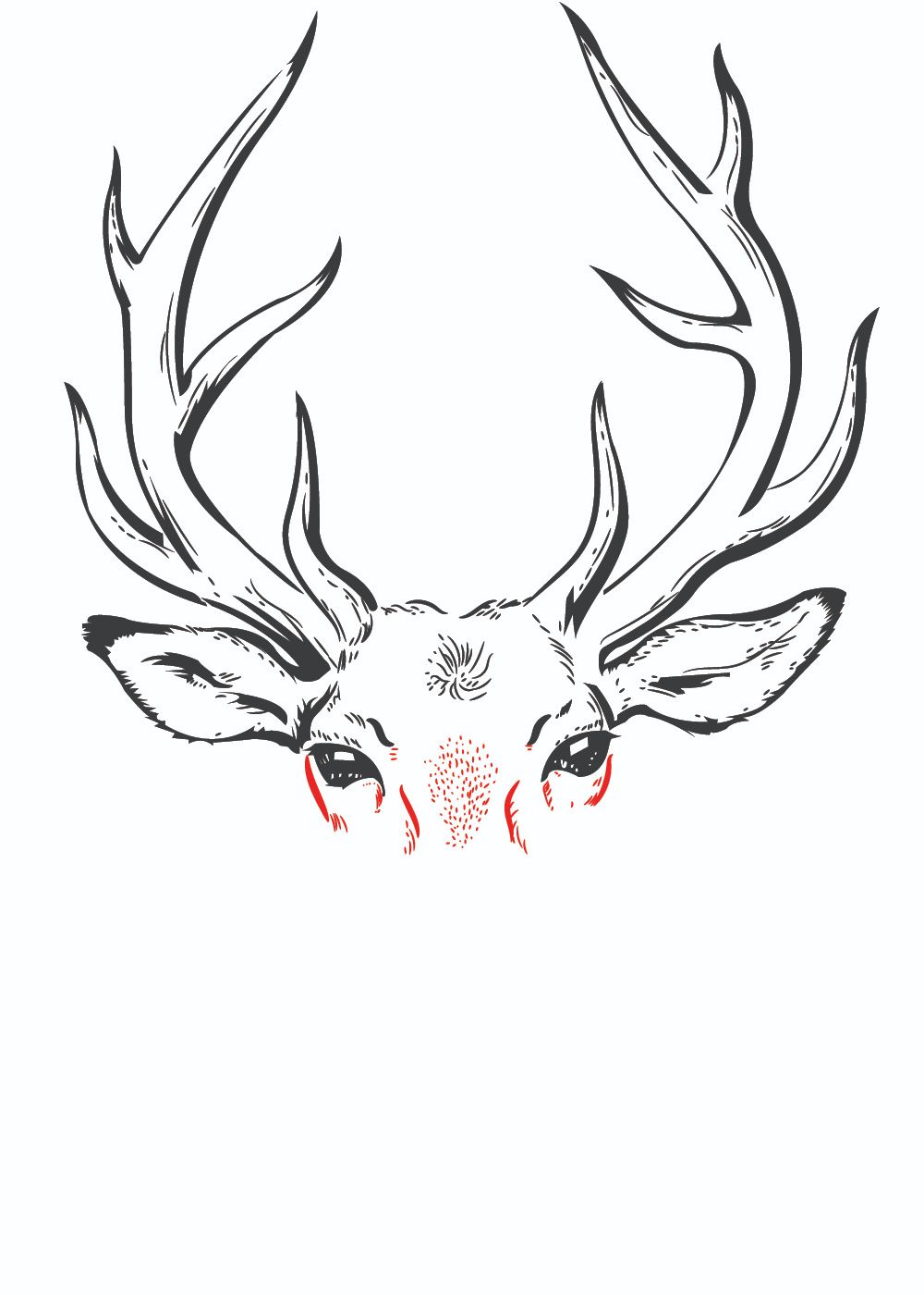 How To Draw Deer Drawing In Very Simple Way - Easy Drawing | Storiespub