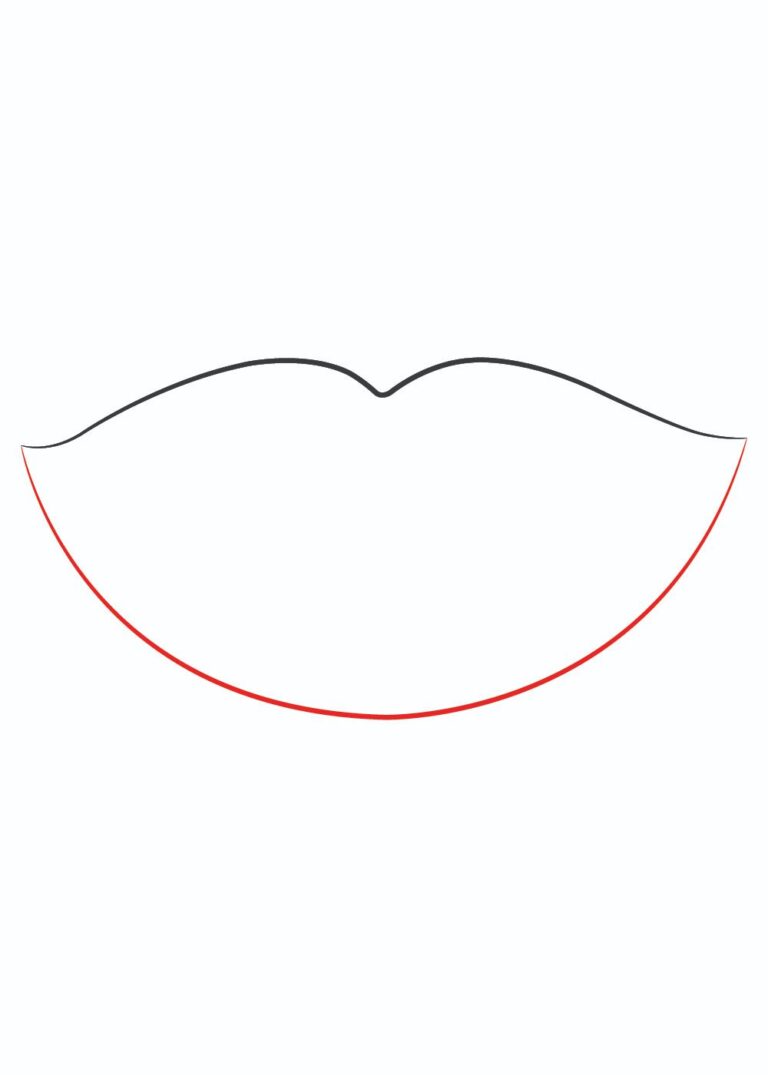 How To Draw Lips – A Step By Step Guide - Easy Drawing | Storiespub
