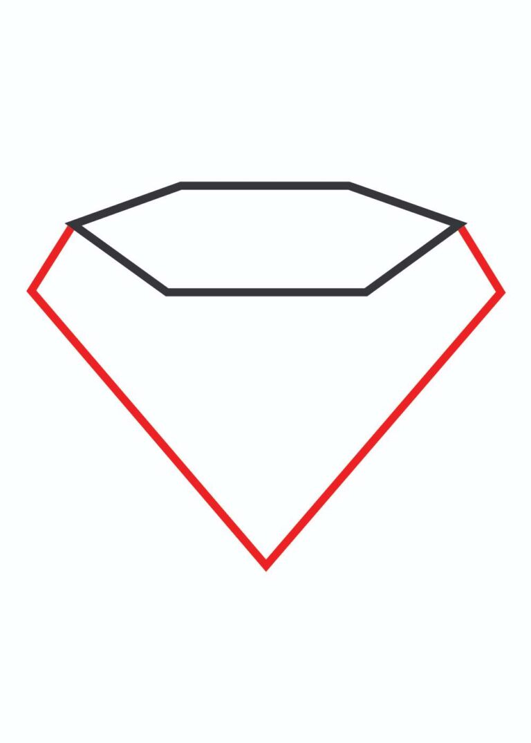 How To Draw A Diamond Easy Step-by-Step | Storiespub