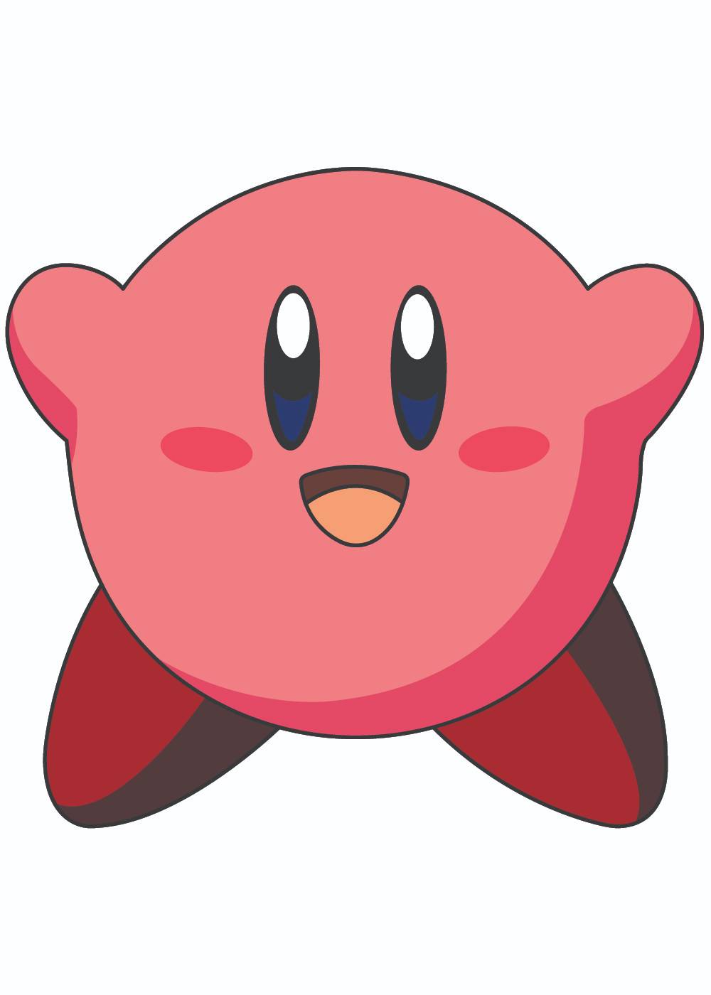 How To Draw Kirby Step By Step - Easy Drawing Tutorial | Storiespub