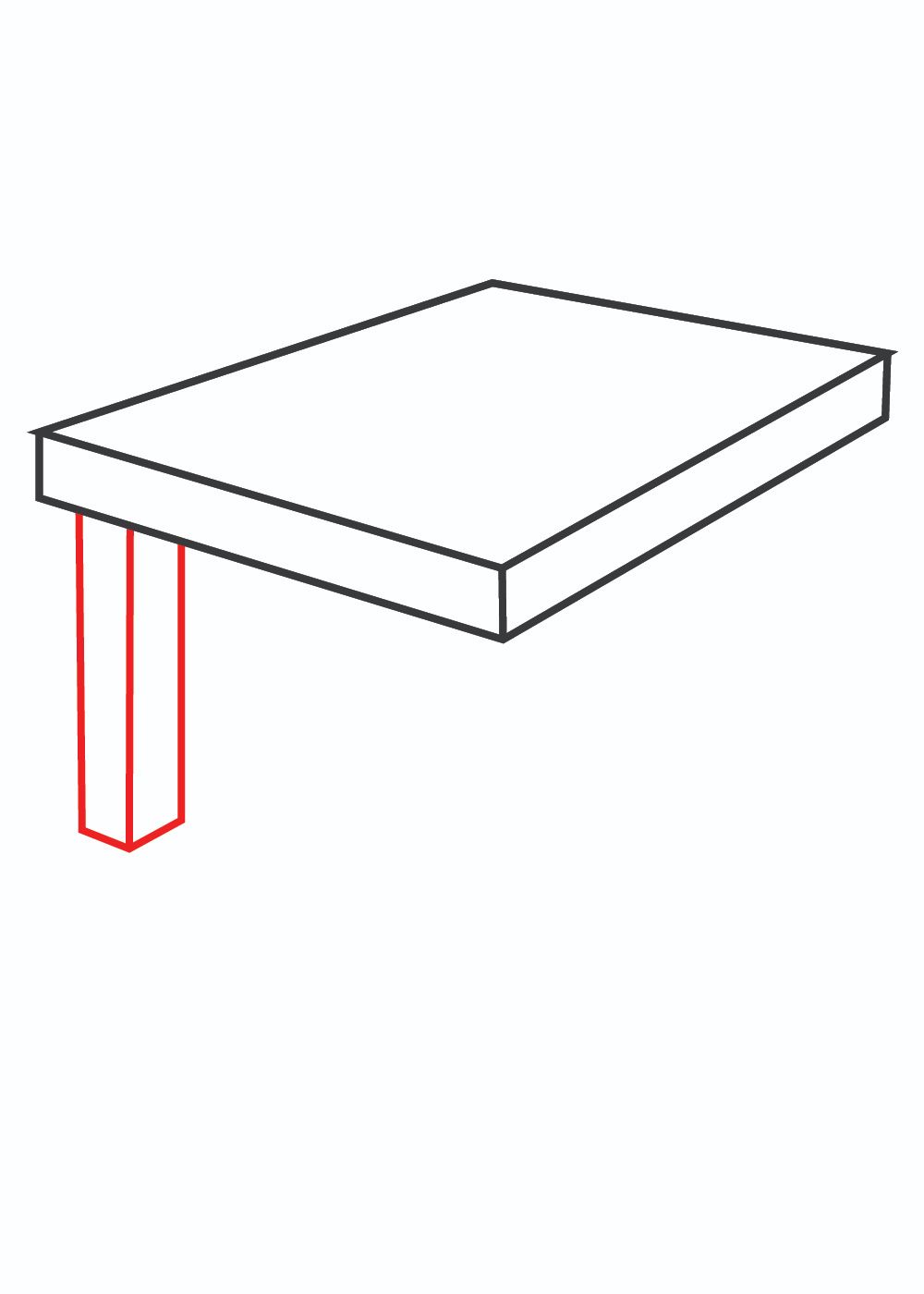 How To Draw A Table Step By Step | Easy Drawings | Storiespub