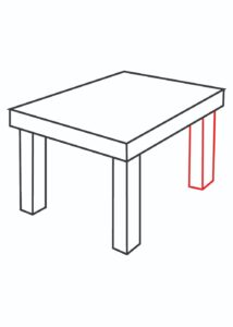 How To Draw A Table Step By Step | Easy Drawings | Storiespub