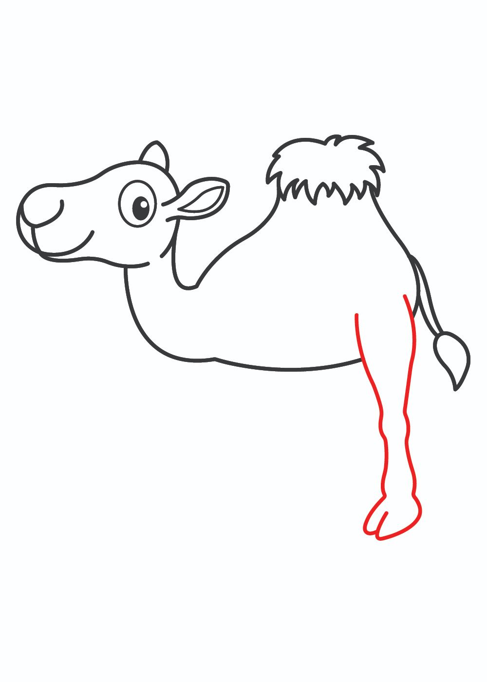 How To Draw A Camel Step By Step | Easy Drawing | Storiespub
