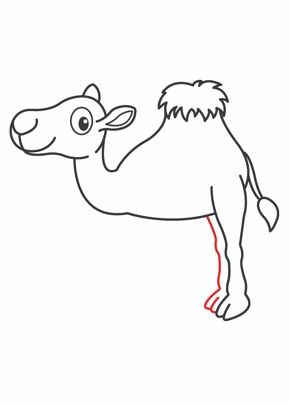 How To Draw A Camel Step By Step | Easy Drawing | Storiespub